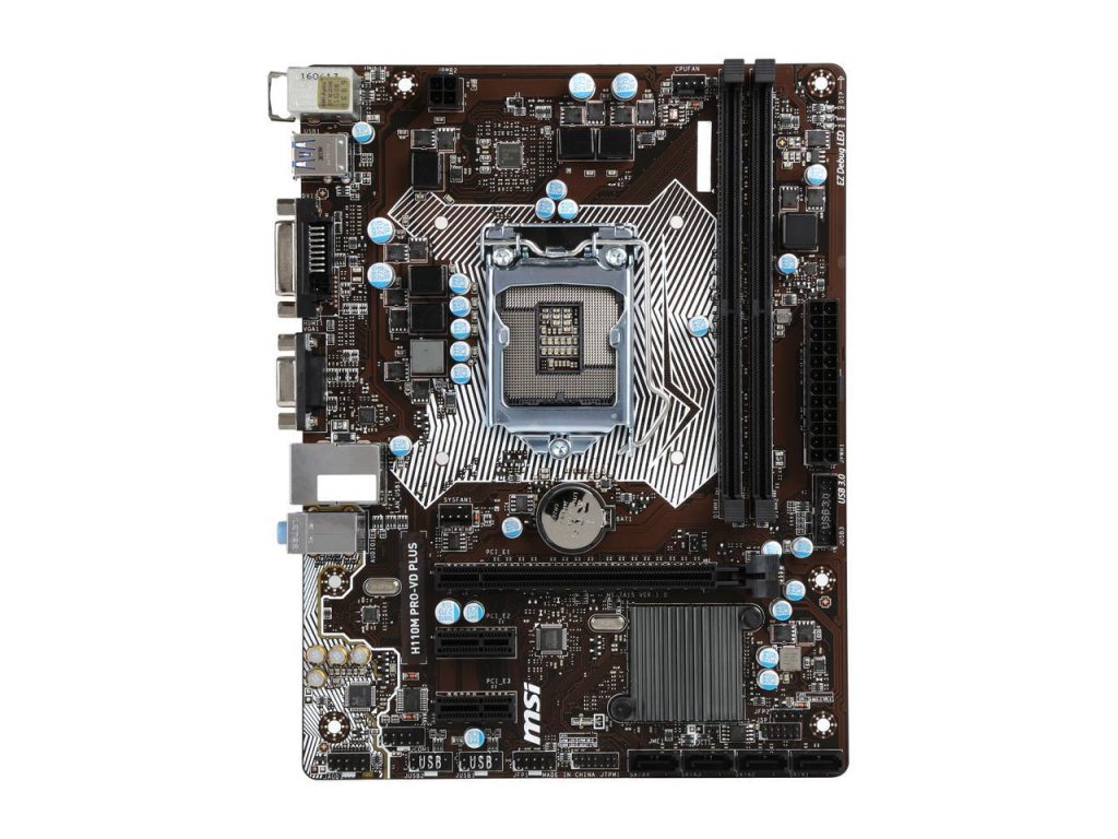 MSI H110M PRO-VD PLUS LGA 1151Micro ATX Motherboard | Tech Nuggets