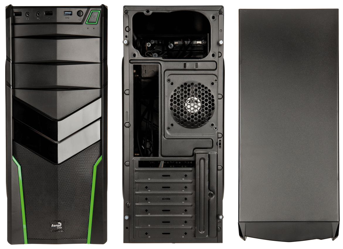 Aerocool EN52643 V2X Black Edition Midi-Tower PC-Housing | Tech Nuggets