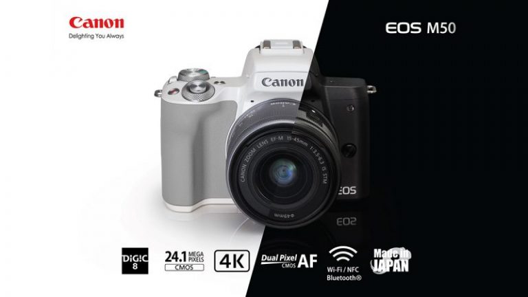Canon EOS M50 Mirrorless Digital Camera with 15-45mm Lens | Tech Nuggets