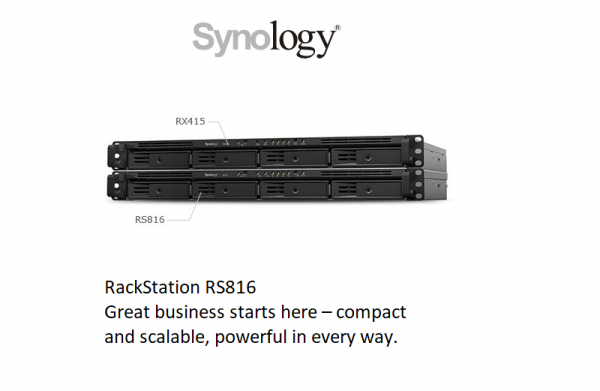 Synology RackStation RS816 4-Bay NAS Enclosure | Tech Nuggets