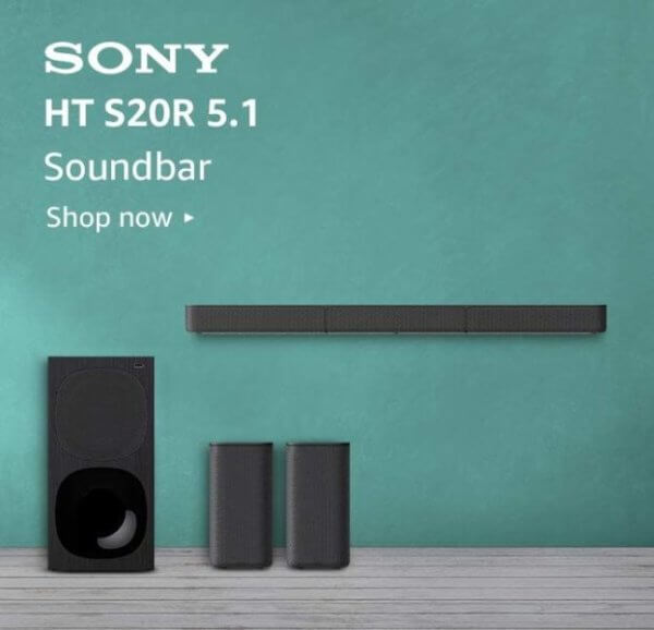 Sony HT-S20R Real 5.1ch Dolby Digital Soundbar | Tech Nuggets